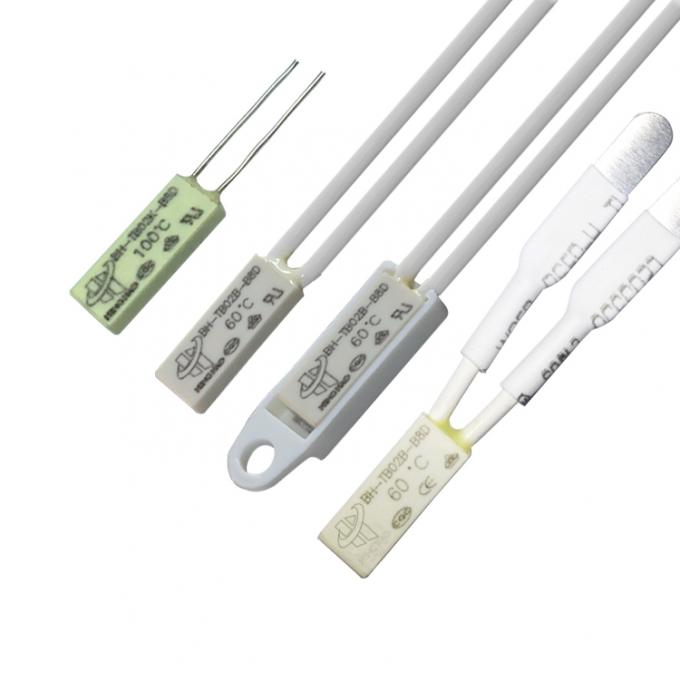 NC NO Plastic Case 250V 2A Bimetal Temperature Switch Thermal Protector