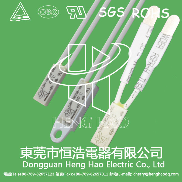 Bimetal Thermal Overload Protector Switch , BH Series Over Heat Thermal ...
