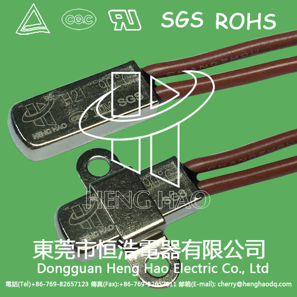 Bimetallic Thermal Limited Switch / Temperature Cut Off Switch RoHS ...